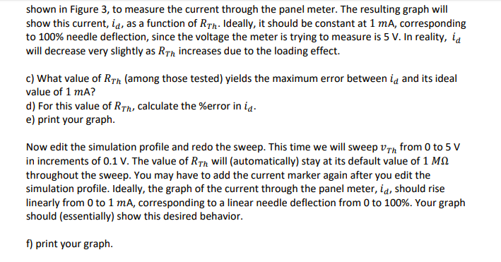 Prelab Part 1 In Lab 2, we built a simple volt meter | Chegg.com