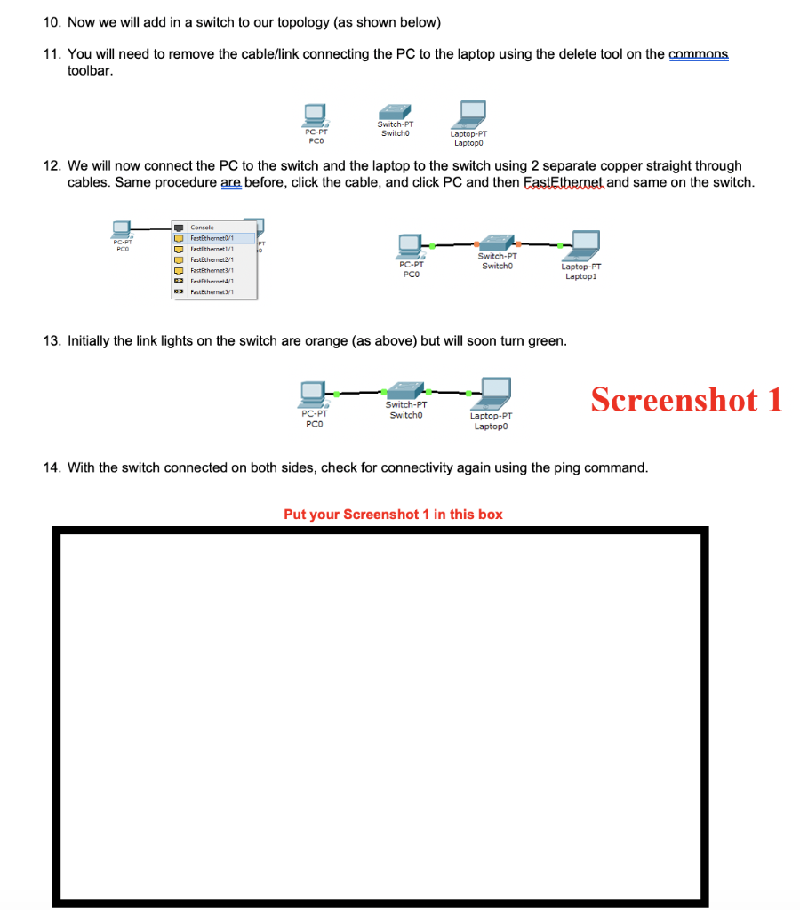Solved 1. Start off with a clear workspace. 2. On the device | Chegg.com