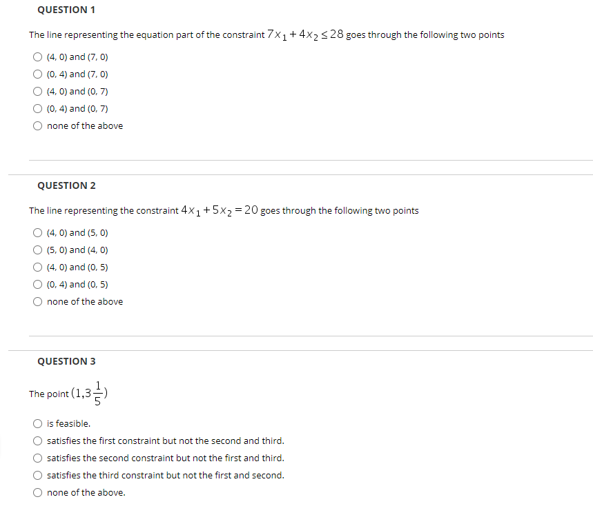 Solved Use The Following Scenario And Data For Questions 1 