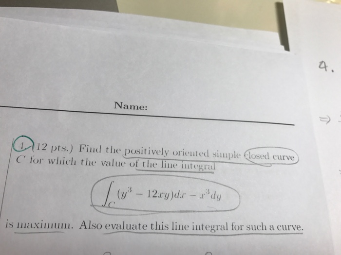 Solved Find the positively oriented simple closed curve C | Chegg.com