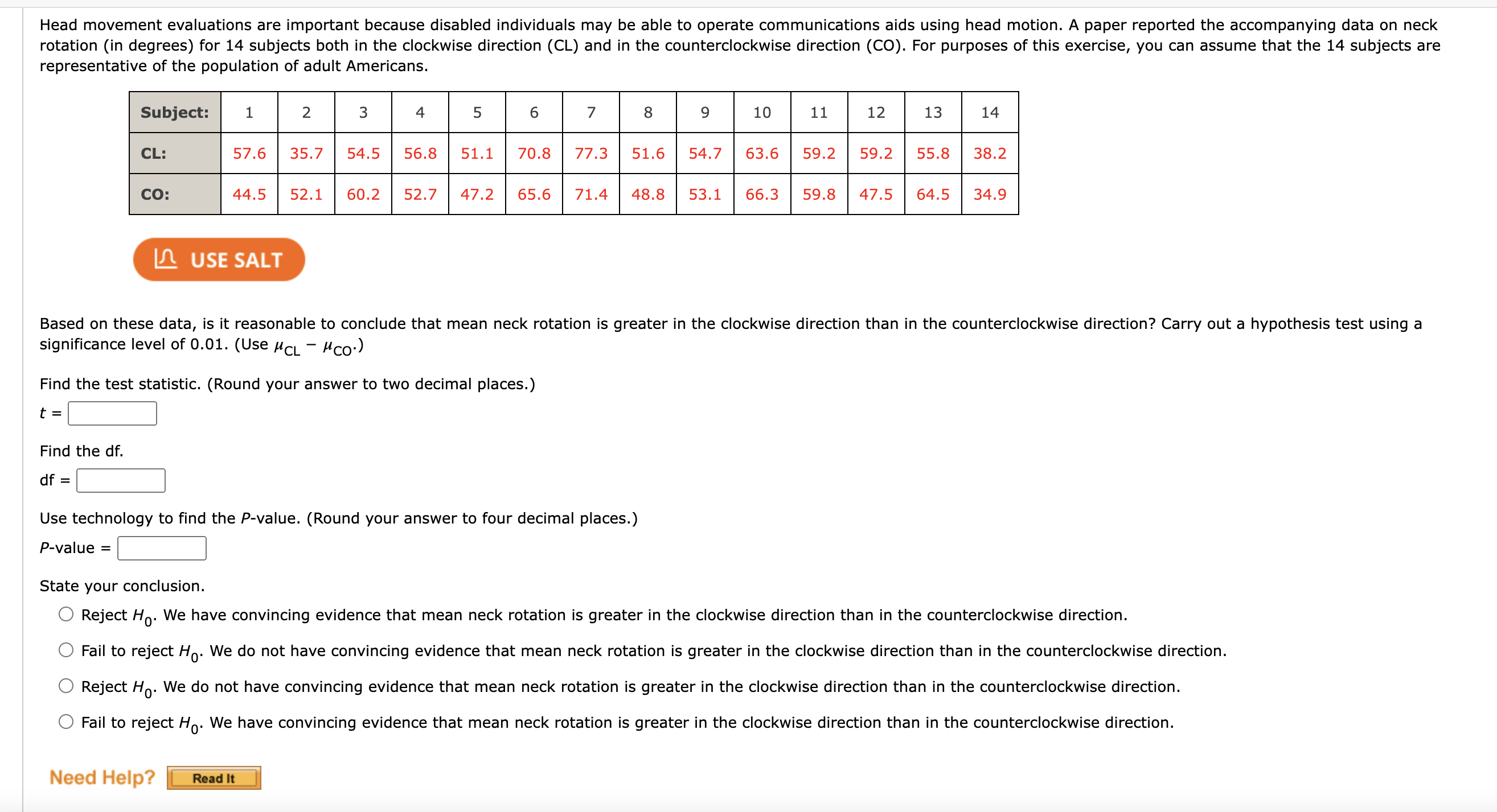 Solved representative of the population of adult | Chegg.com