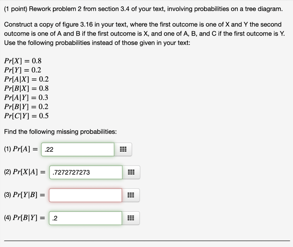 Solved 1 Point Rework Problem 2 From Section 3 4 Of Your