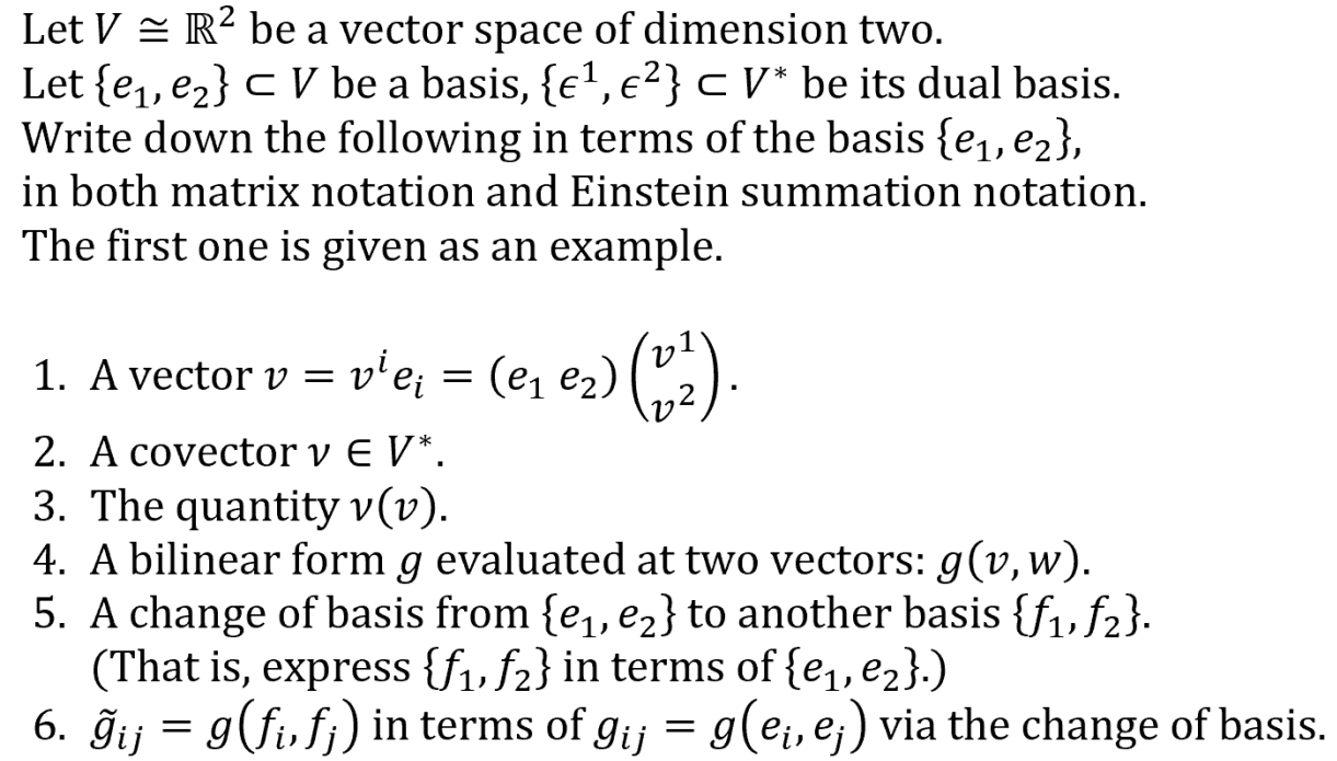 Let V≅R2 be a vector space of dimension two. Let | Chegg.com