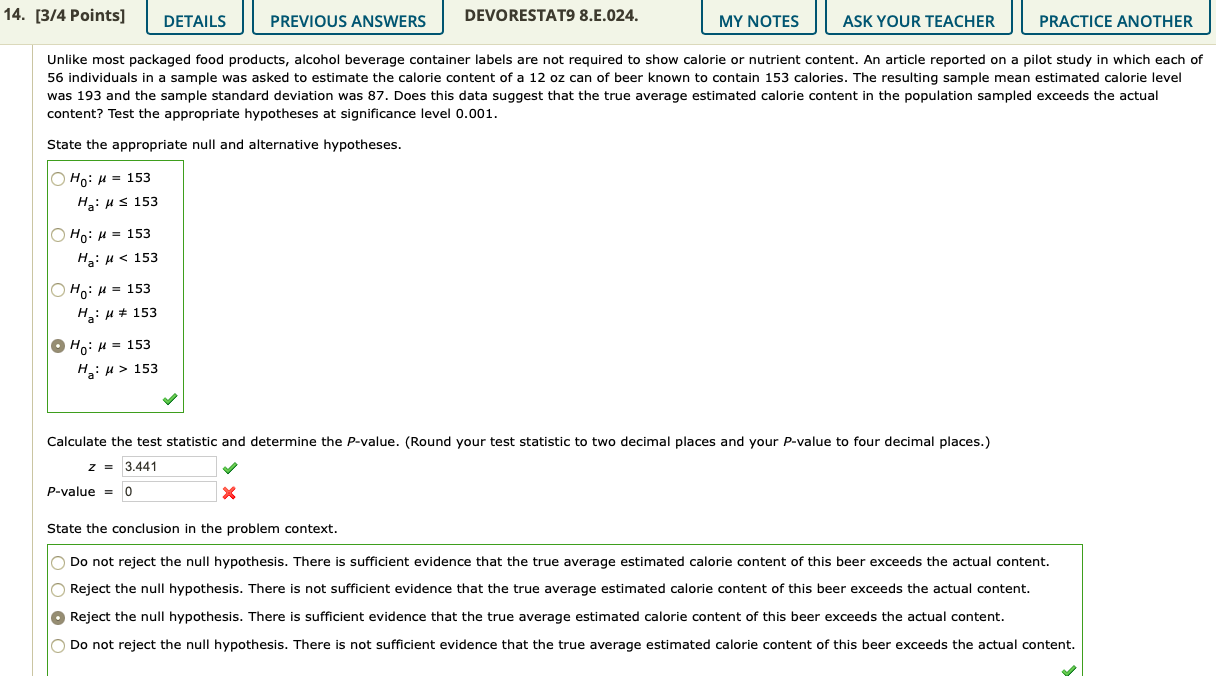 Solved 10. [2/3 Points] DETAILS PREVIOUS ANSWERS DEVORESTAT9 | Chegg.com