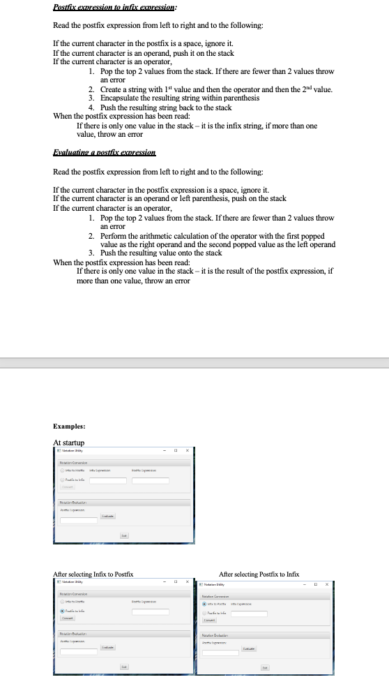 Solved CMSC 204 Assignment #2 Notation Infix notation is the | Chegg.com
