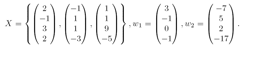 Solved R4 R- 3 -1 X = X -{@00--0-- 2 -1 3 2 1 9 W1 1 1 | Chegg.com