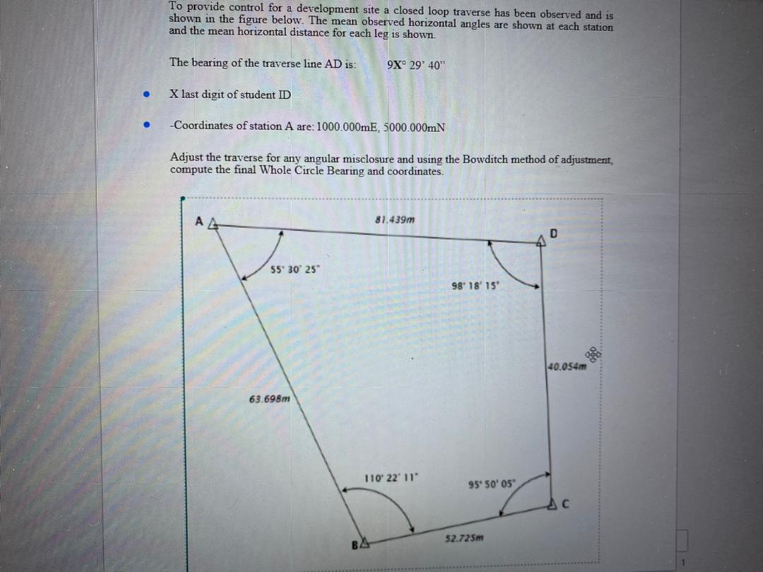 Solved To provide control for a development site a closed | Chegg.com