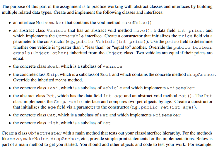 Solved The purpose of this part of the assignment is to | Chegg.com