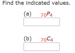 Solved Find the indicated values. | Chegg.com