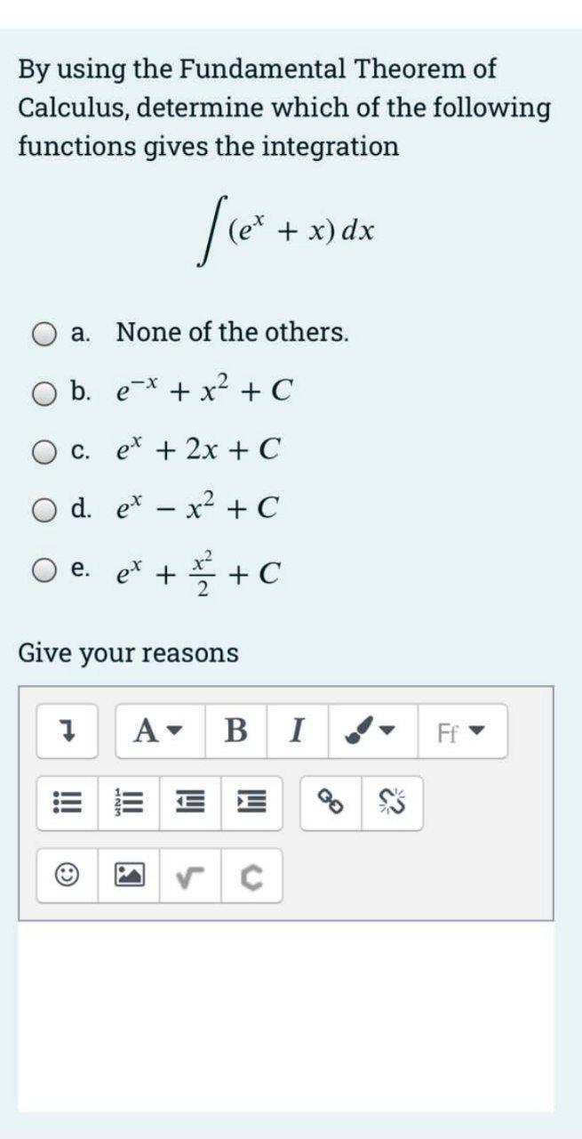 Solved By using the Fundamental Theorem of Calculus, | Chegg.com