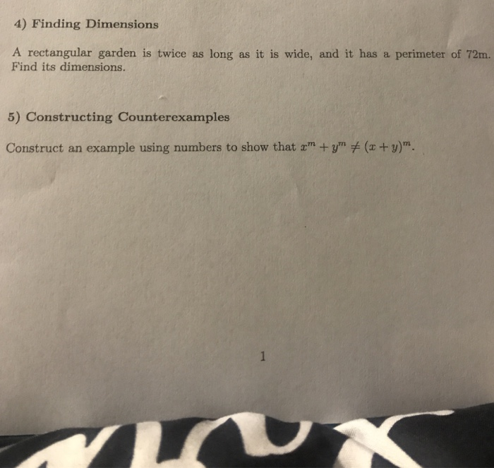 Solved 4) Finding Dimensions A rectangular garden is twice | Chegg.com