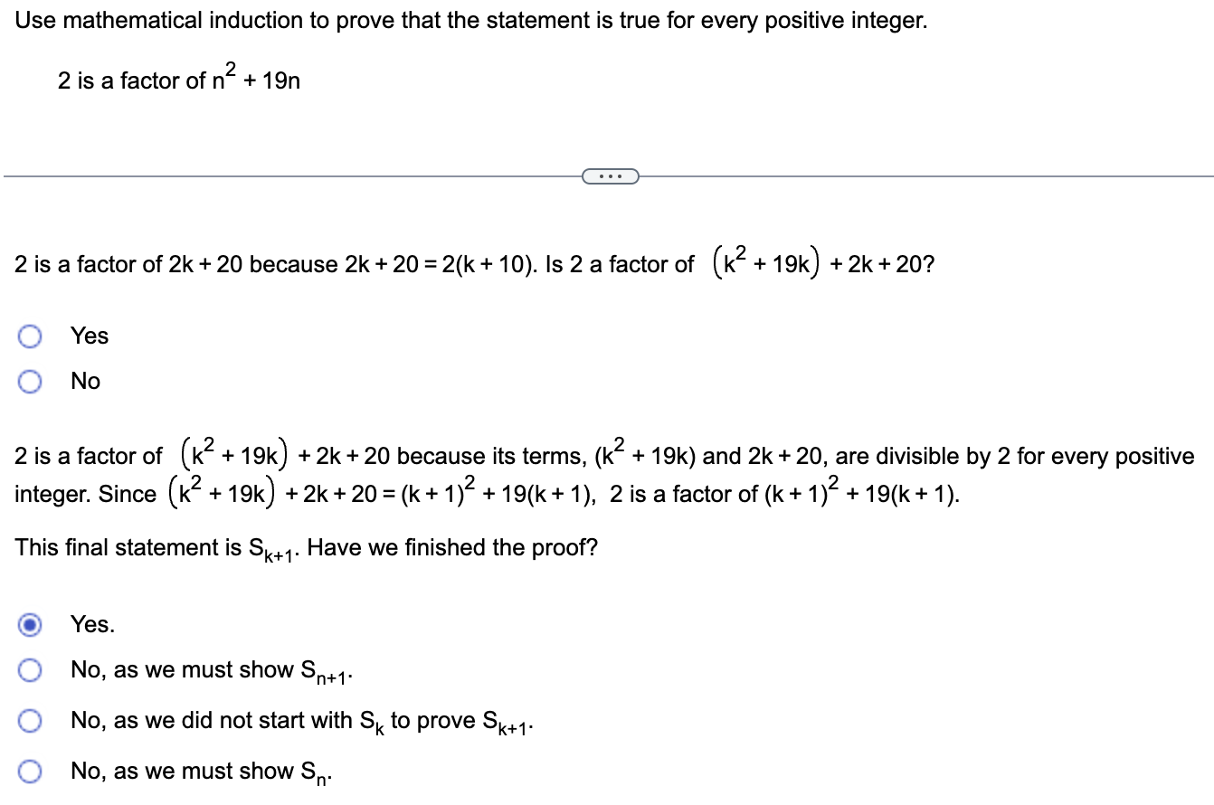Solved Use mathematical induction to prove that the | Chegg.com