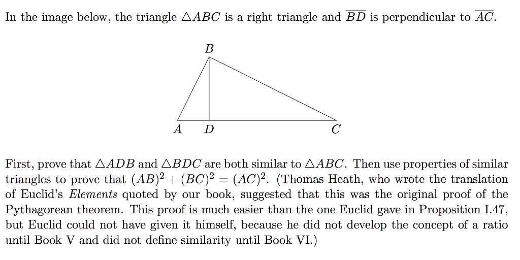 Solved In the image below, the triangle AABC is a right | Chegg.com