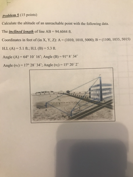 Solved Problem 5 (15 points) Calculate the altitude of an | Chegg.com