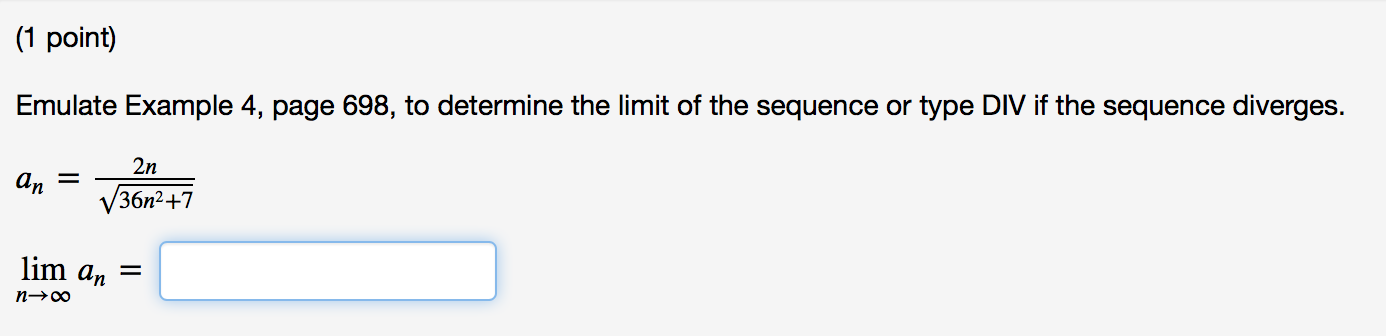 Solved (8 points) Match each sequence below to statement | Chegg.com