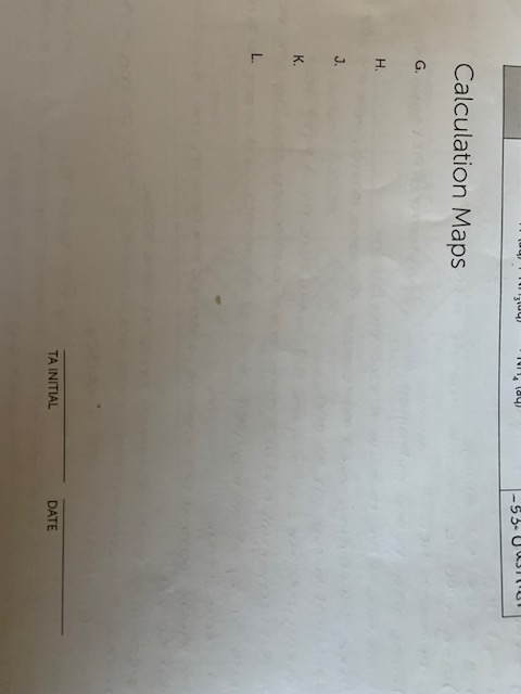 How would you do the calculation map? I've included | Chegg.com