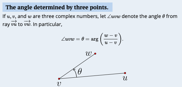 Solved The angle determined by three points. If u, v, and w | Chegg.com