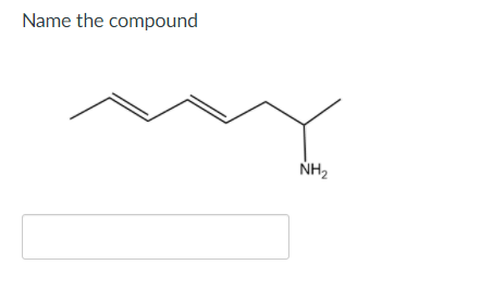 Solved Name the compound NH2 | Chegg.com