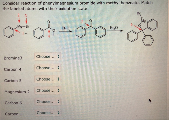 Solved Consider reaction of phenylmagnesium bromide with | Chegg.com