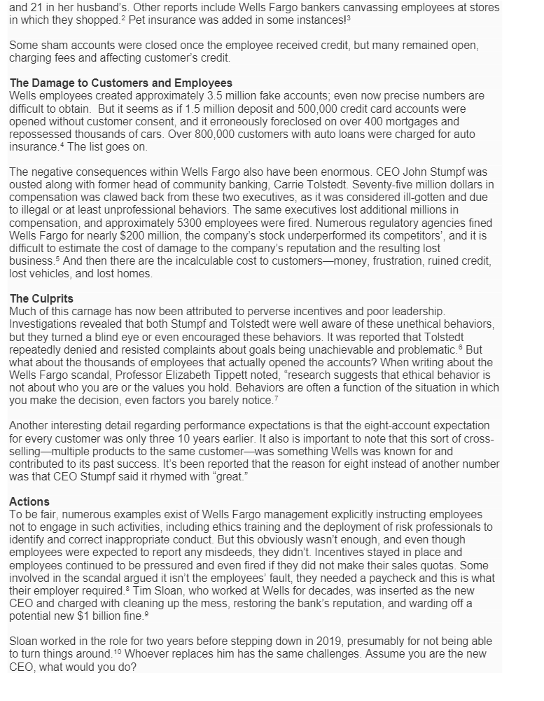 Problem-solving Application Case- Incentives Gone | Chegg.com