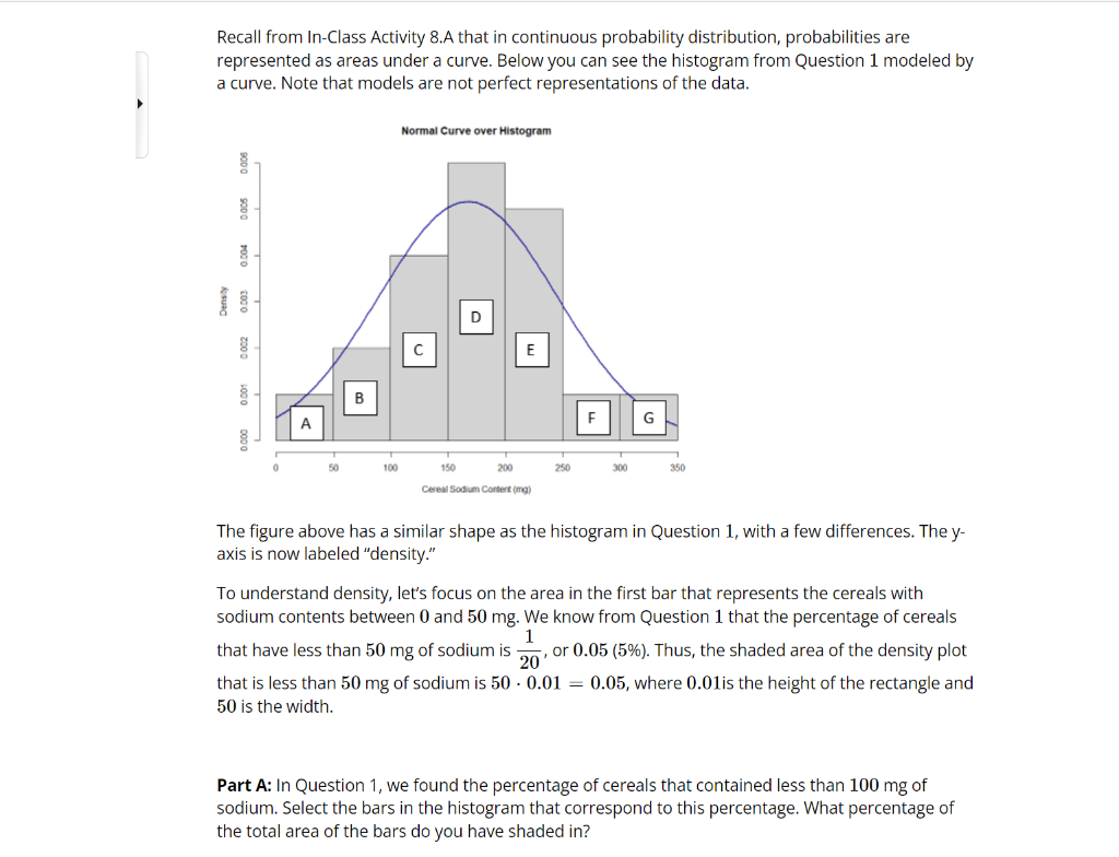 Solved Recall from In-Class Activity 8.A that in continuous | Chegg.com