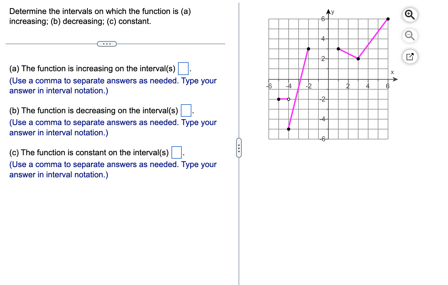 Solved Determine the intervals on which the function is (a) | Chegg.com