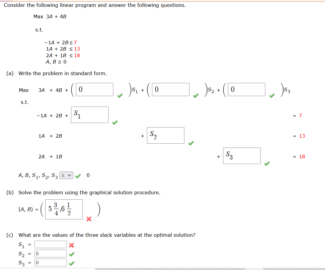 Solved Consider the following linear program and answer the | Chegg.com