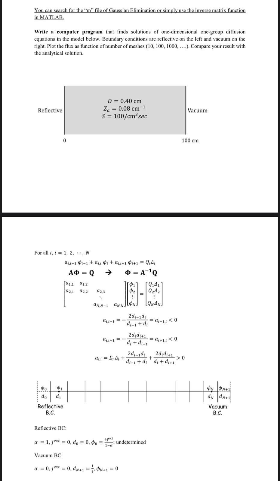 a) ∇2ϕ(x)−L21ϕ(x)=−Dg(x)⇒dx2d2ϕ(x)−L21ϕ(x)=θ−DSϕbotal | Chegg.com