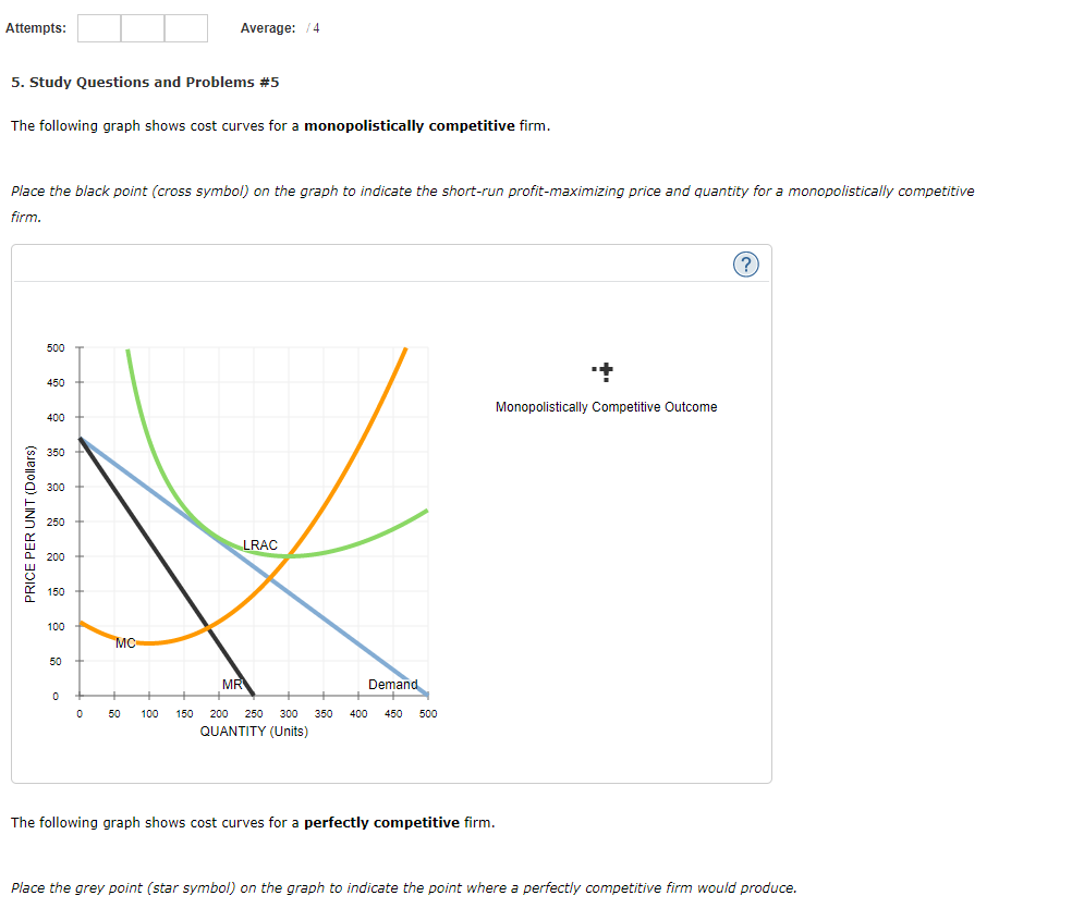 Solved Attempts: Average: 4 5. Study Questions and Problems | Chegg.com