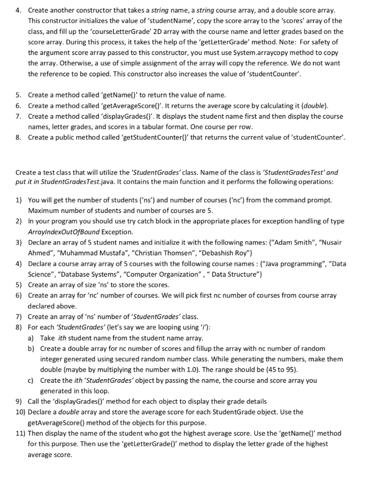 Solved The Problem: In this problem we will exercise java | Chegg.com