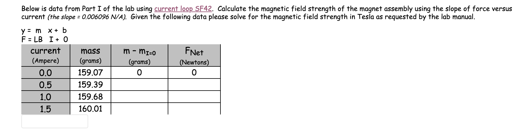 Solved Circle loop used: SF41; L = 6 cm SF42; L = 8 cm | Chegg.com