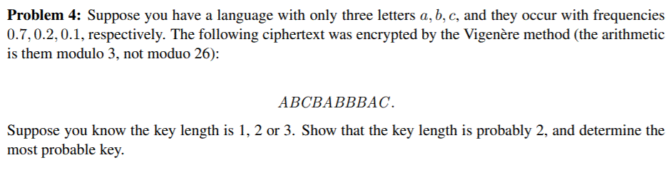 Solved Problem 4: Suppose you have a language with only | Chegg.com
