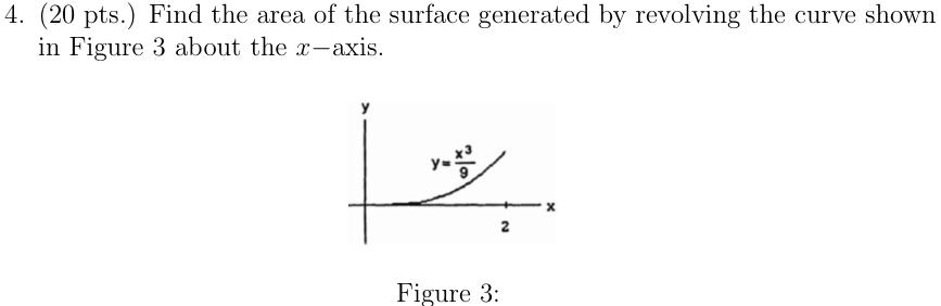 Solved Find the area of the surface generated by revolving | Chegg.com
