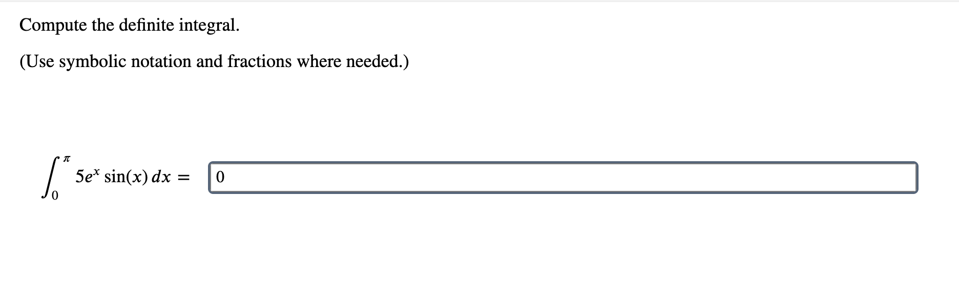 Solved Compute the definite integral.(Use symbolic notation | Chegg.com
