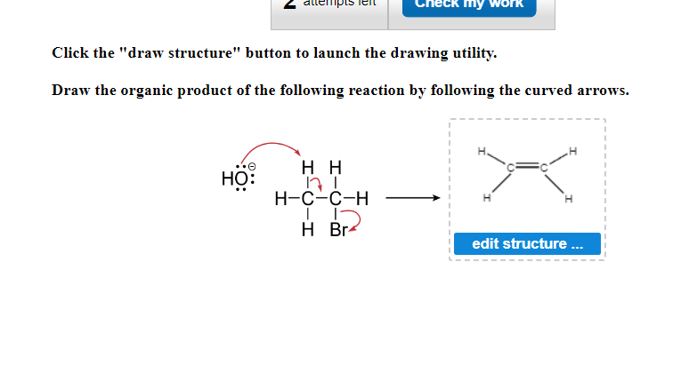 Solved Click the "draw structure" button to launch the | Chegg.com