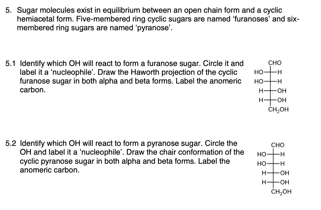 Solved Ochem, please answer all parts of the | Chegg.com