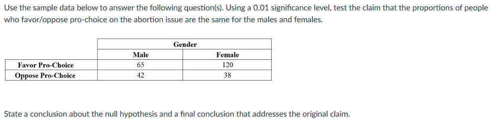 Solved Use the sample data below to answer the following | Chegg.com