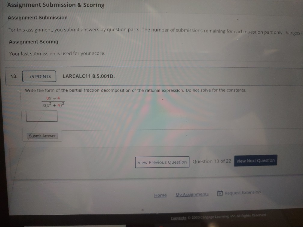 Solved Assignment Submission & Scoring Assignment Submission | Chegg.com