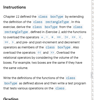 Solved Instructions Chapter 11 defined the class by | Chegg.com