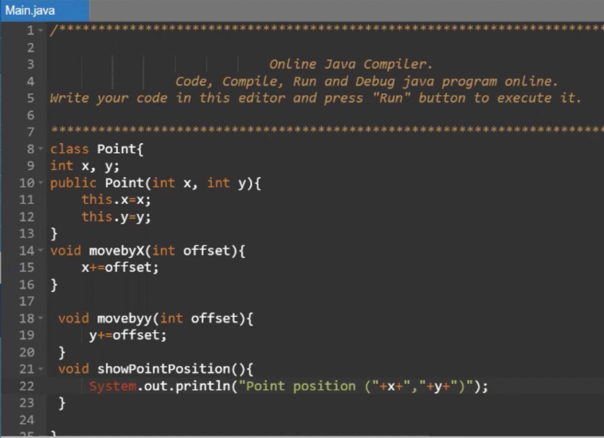 Solved Add another method getCircumference() to same class | Chegg.com