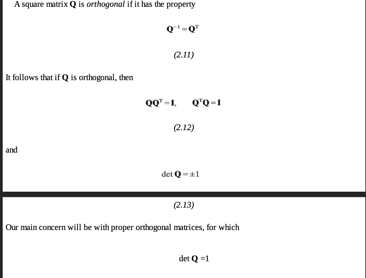 Solved Is there a difference between a matrix being "proper | Chegg.com