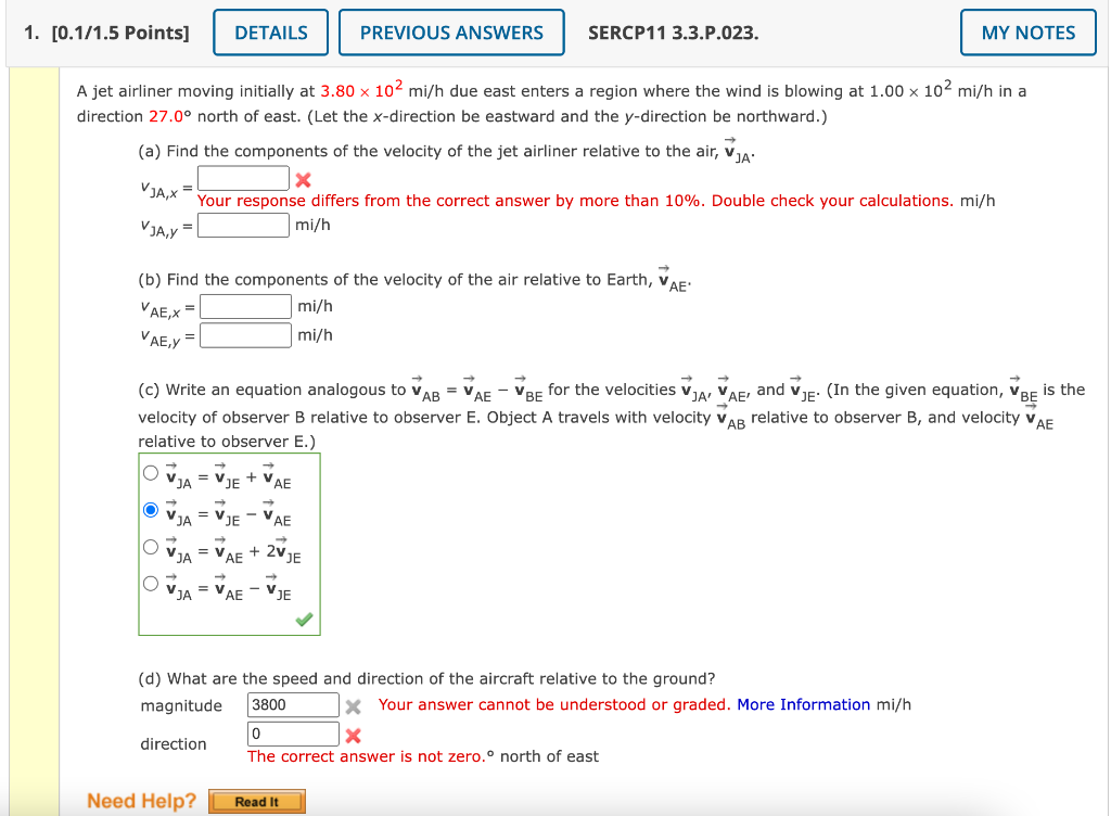 Solved MY NOTES 1. [0.1/1.5 Points] DETAILS PREVIOUS ANSWERS | Chegg.com