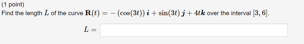 Solved (1 point) Given Find the derivative R' (t) and norm | Chegg.com