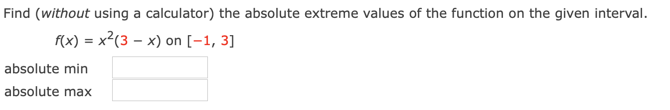 Solved Find (without using a calculator) the absolute | Chegg.com