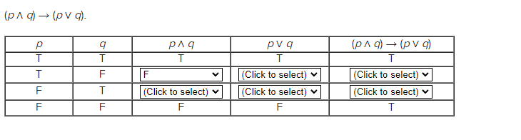 Solved (p∧q)→(p∨q) | Chegg.com