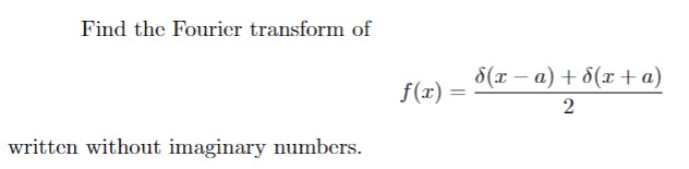 Solved Find the Fourier transform | Chegg.com