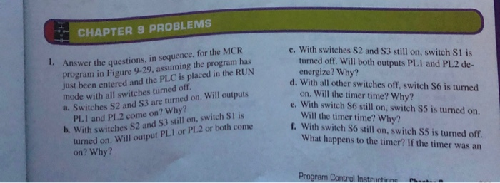Solved CHAPTER 9 PROBLEMS Answer the questions, in sequence, | Chegg.com