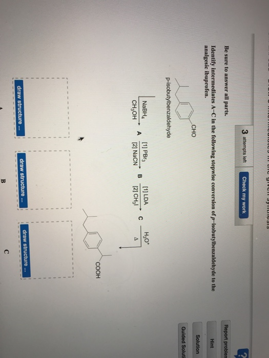 Solved 3 attempts let Check my work 2 Be sure to answer all | Chegg.com