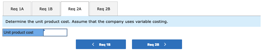 Solved Problem 7-20 Variable and Absorption Costing Unit | Chegg.com