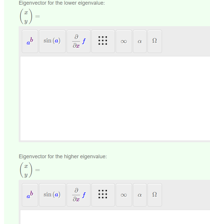 Solved Format: Enter eigenvalues with multiplicity, | Chegg.com